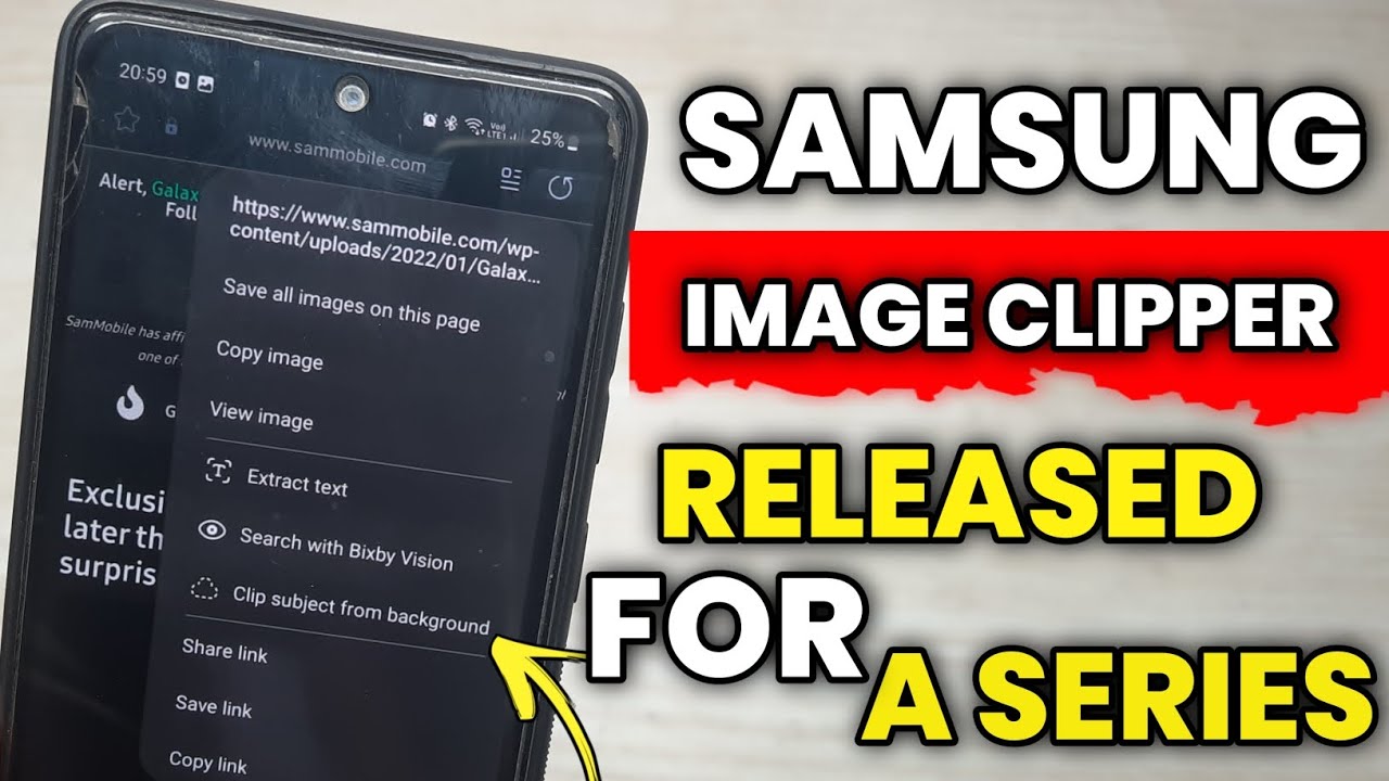 Samsung OneUI 5.1 : Image Clipper Feature Released For A Series | A53 ...