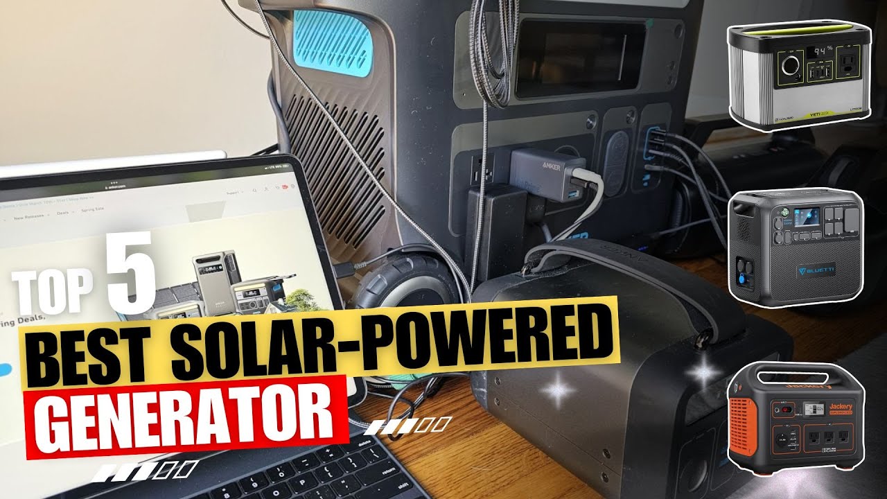 Best Solar-Powered Generators (Top 5 Picks) - of 2024 - YouTube