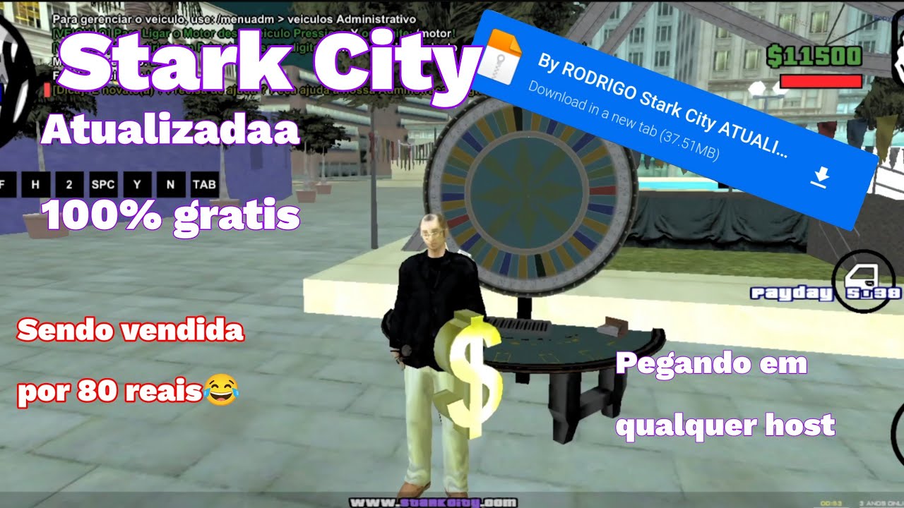 SAIU!! GM SAMP RP/RPG DO MOMENTO Stark City 100% EDITAVEL E ATUALIZADA ...