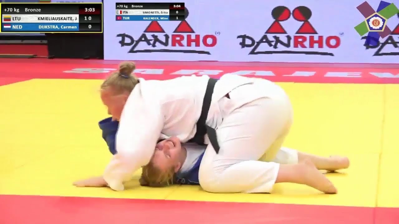 women judo osaekomi 294 - YouTube