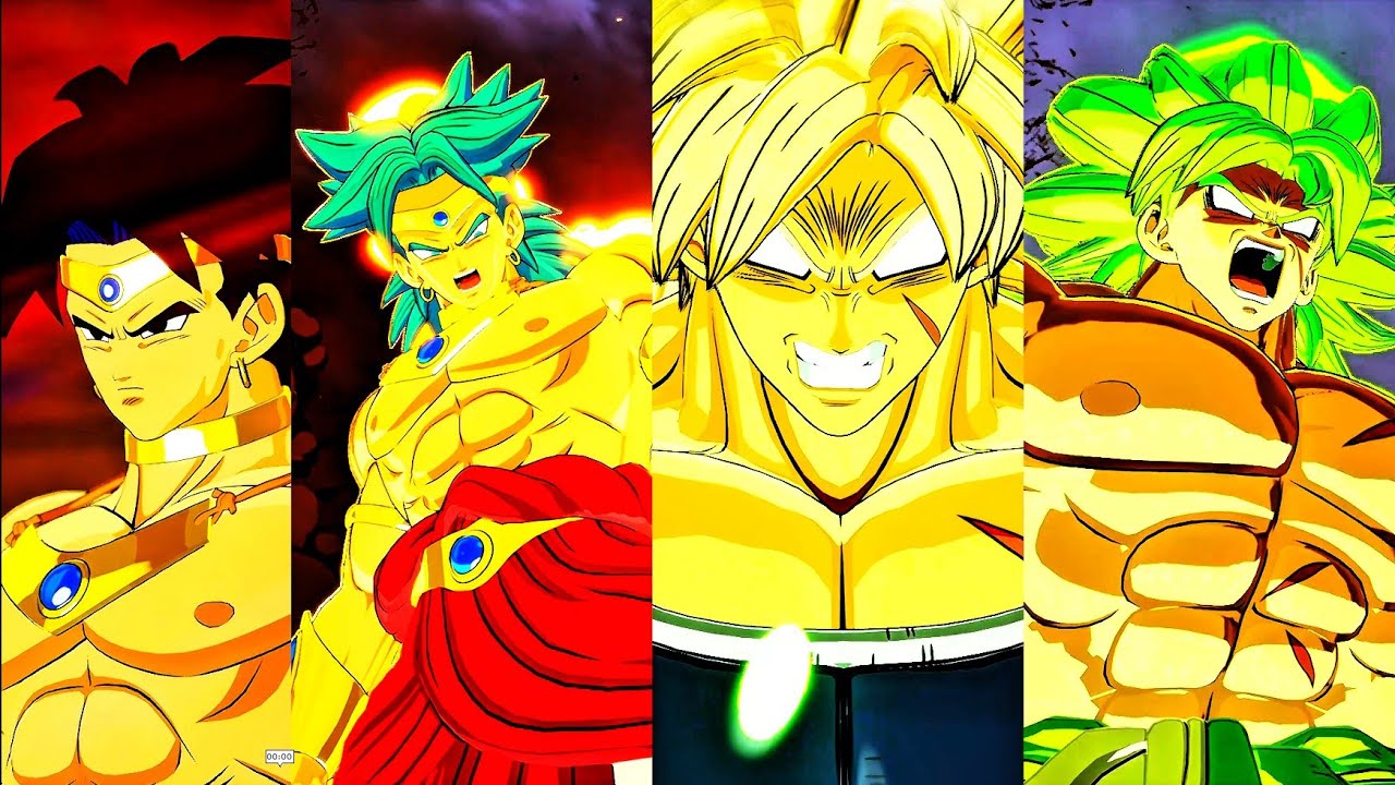 Broly All Forms And Transformations And Ultimate Attacks - DRAGON BALL ...