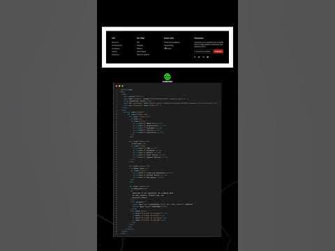 Footer Section in html and CSS #viral #codinglover #webdesign #shortvideo #coderslife #css - YouTube