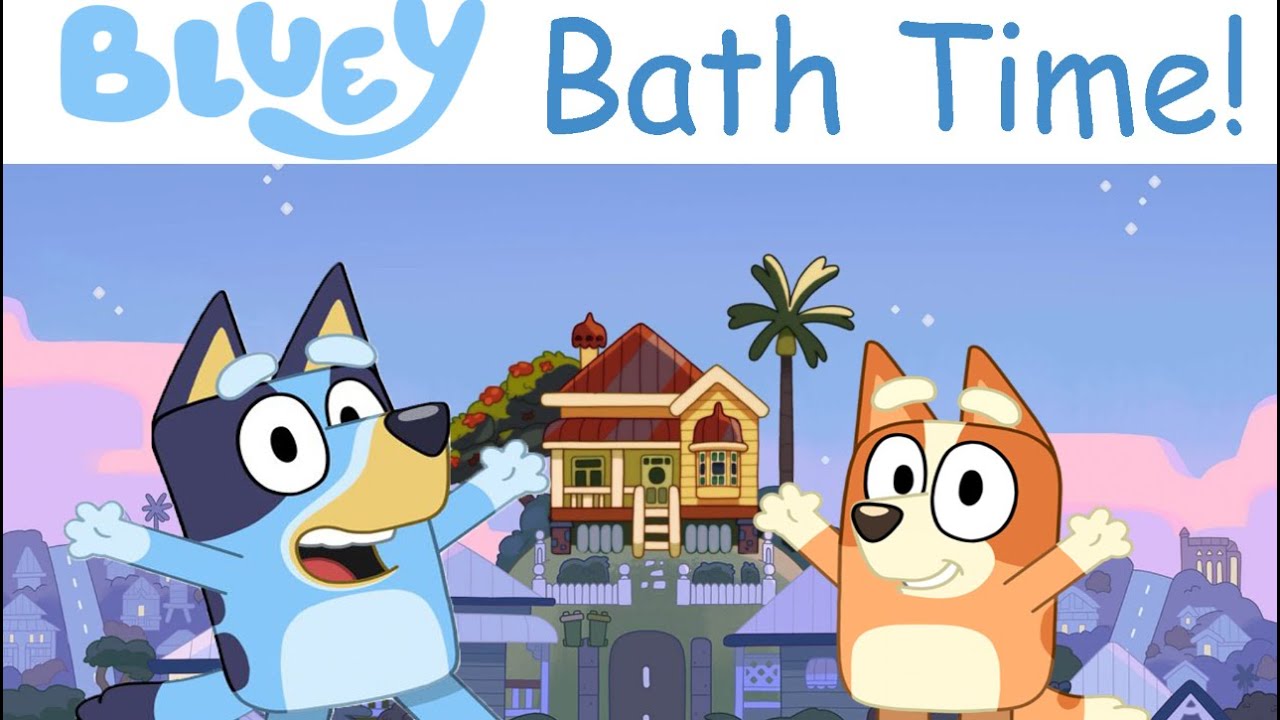 Bluey And Bingo Bath Time Nighttime Routine! | Bluey Toys #bluey # ...