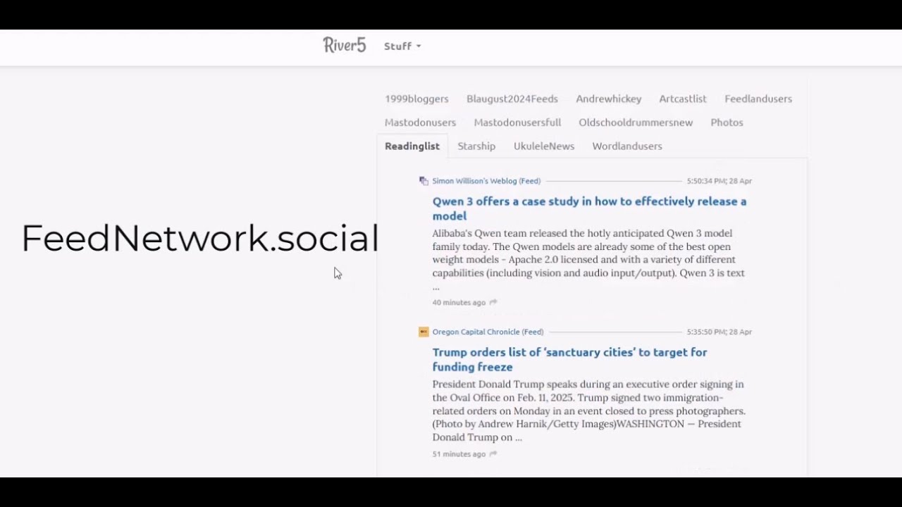 Welcome to The Feed Network! - YouTube