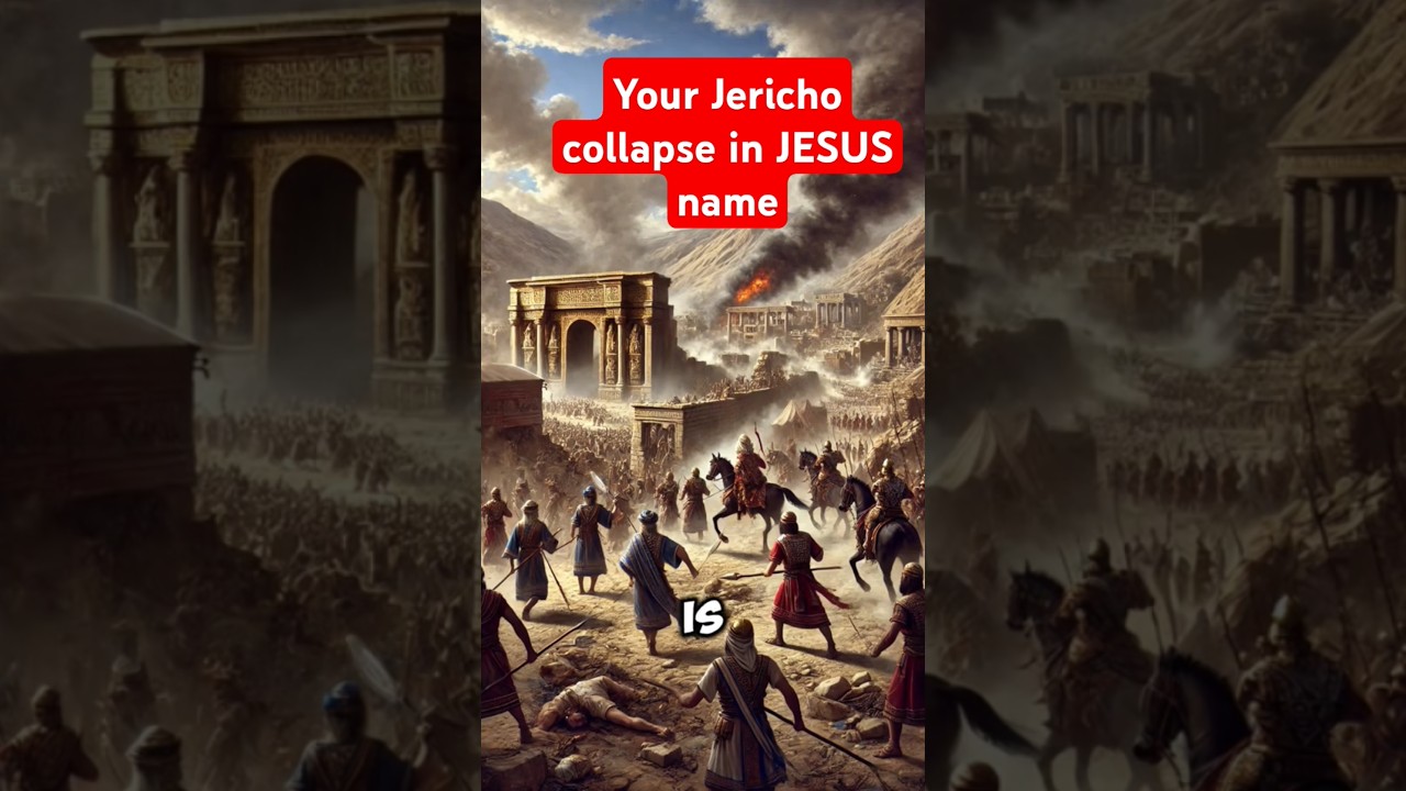 just as the great wall of Jericho collapsed so shall all your barriers ...