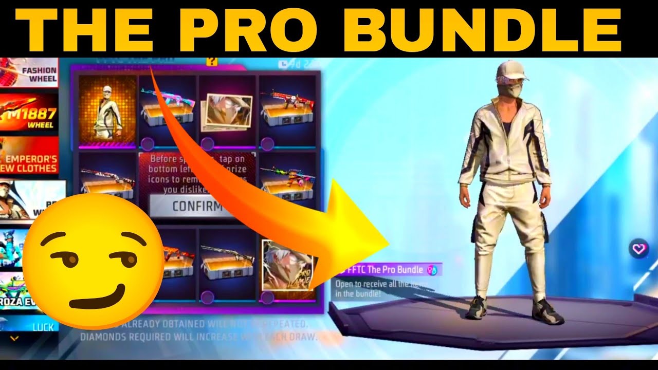 New 2024 Luck Royal😏 Event FFTC The Pro Bundle Return| Free Fire New😘 ...