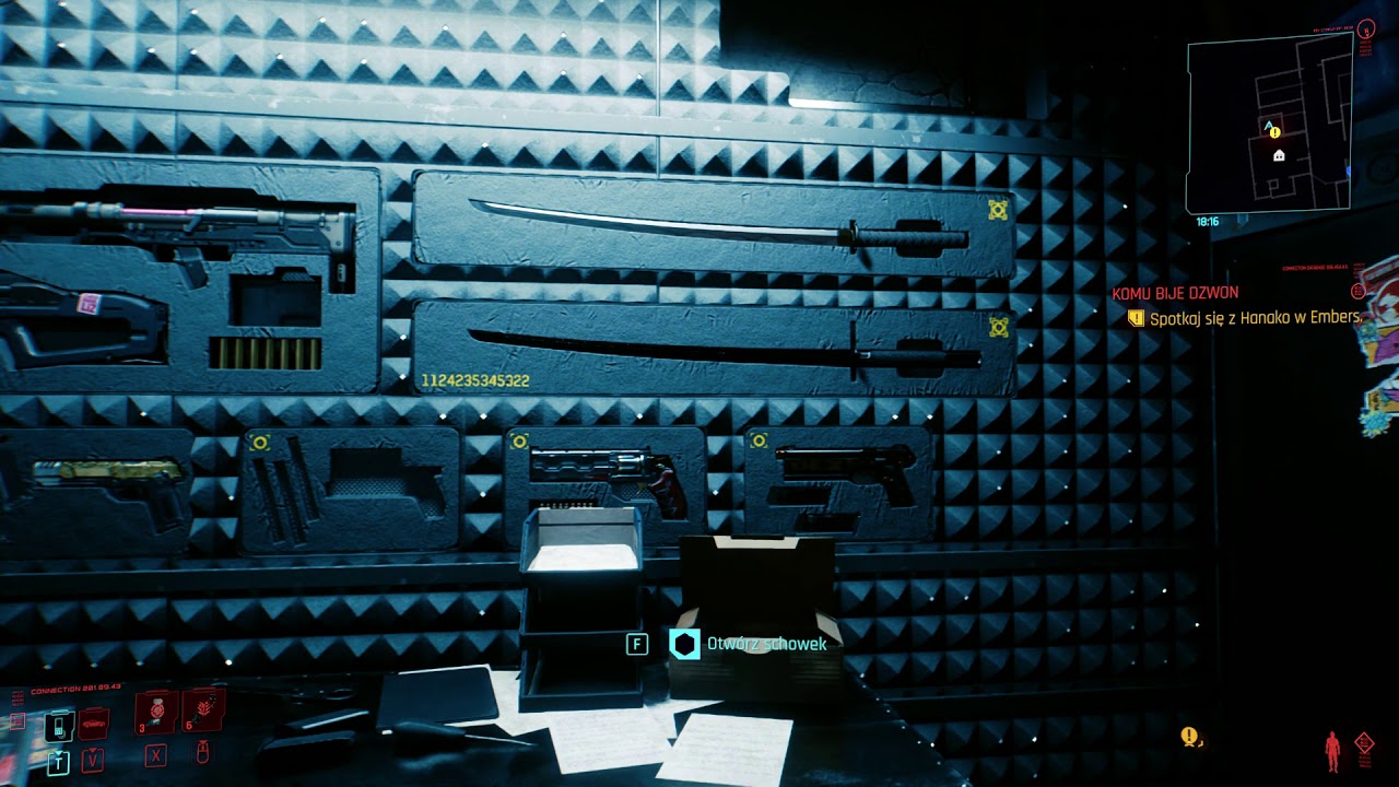 Cyberpunk 2077 Room Weapons - YouTube