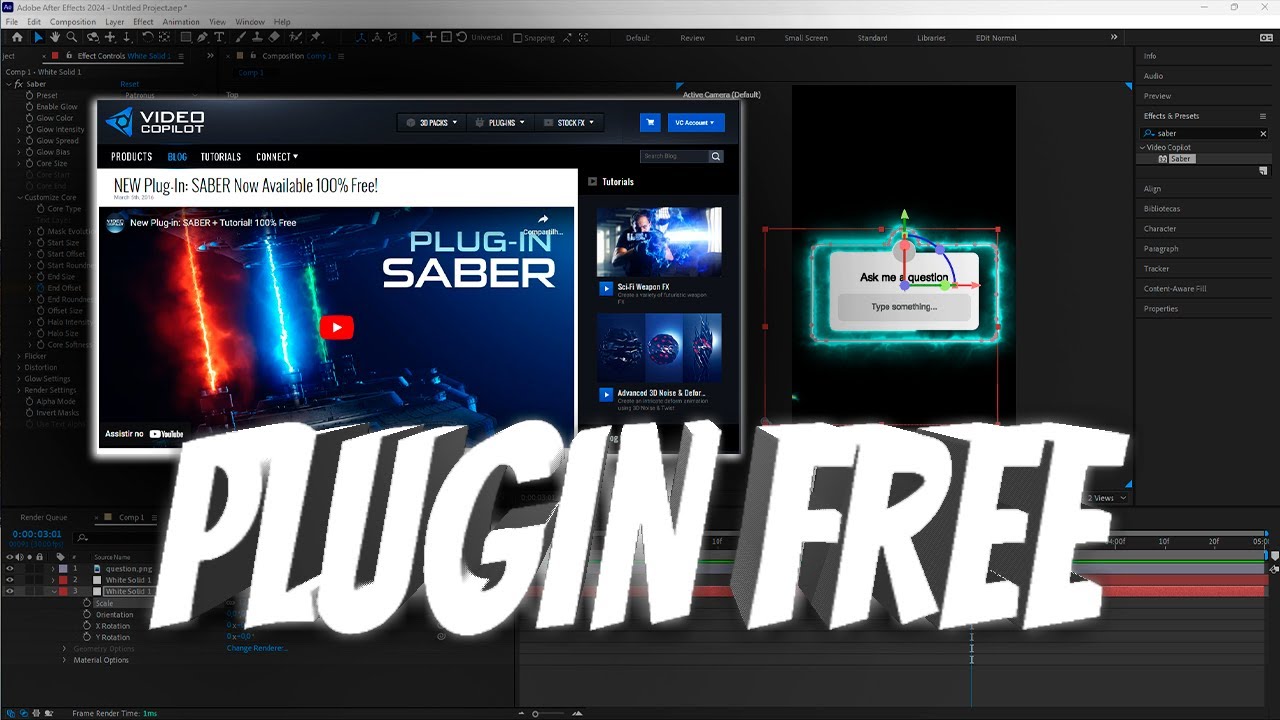 EDITANDO VIDEO TUTORIAL de AFTER EFFECTS NO PREMIERE - YouTube