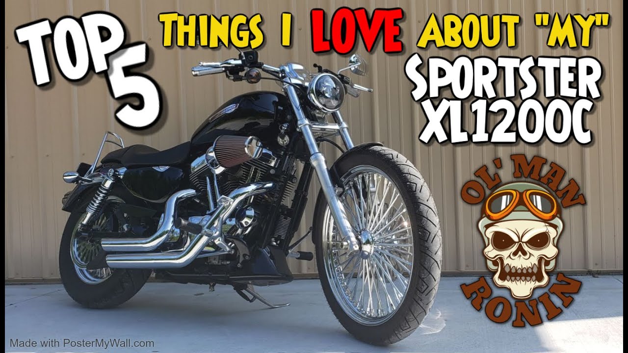 Top 5 -Things I Love About The Sportster 1200 Custom | Ol' Man Ronin ...