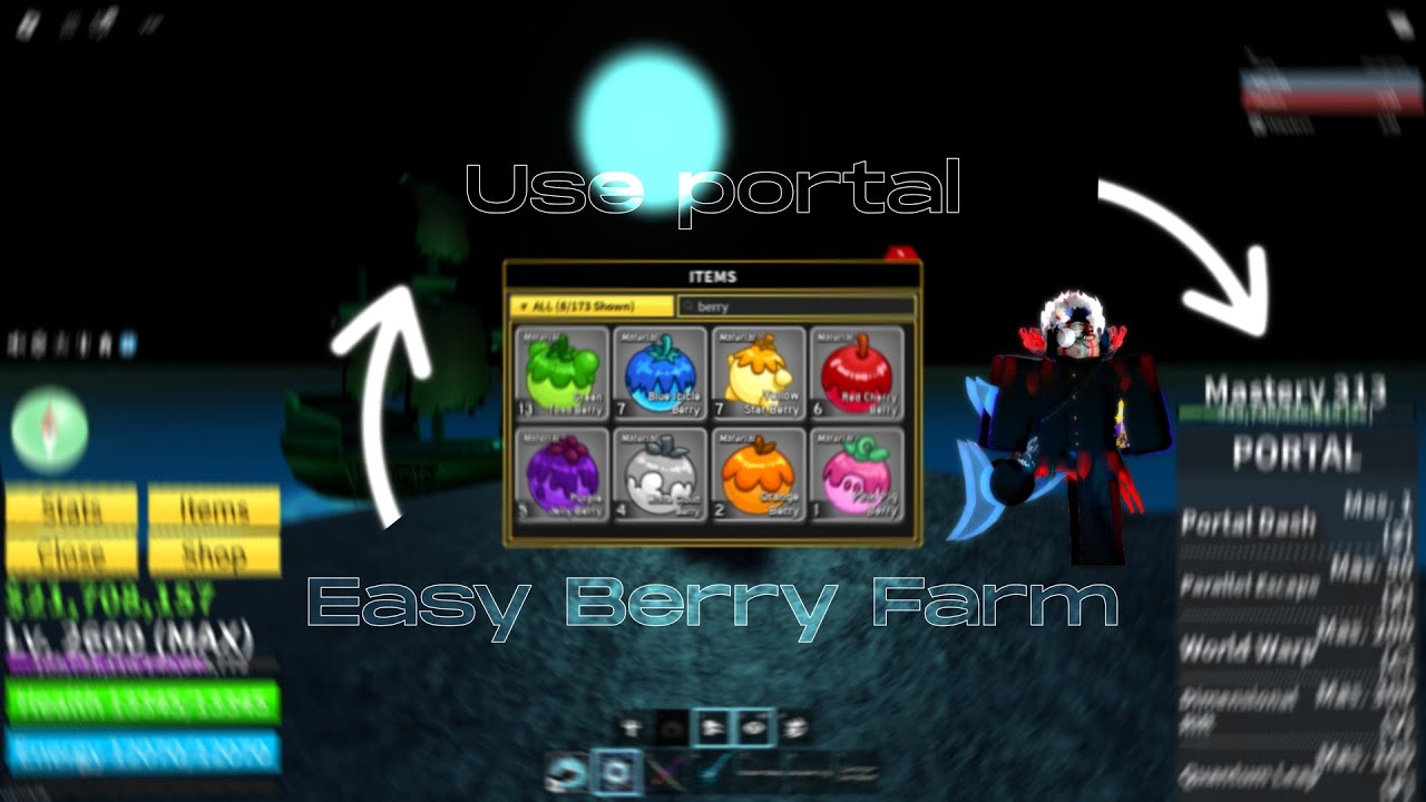 All Berry Locations (Second Sea) | Blox Fruits - YouTube