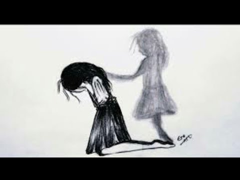 Drawing of a broken hearted girl - YouTube