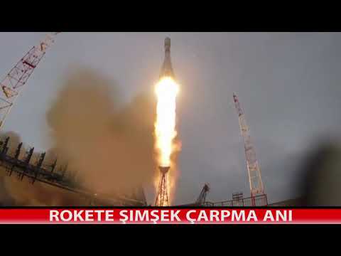 UZAYA GIDEN ROKETE SIMSEK CARPMA ANI
