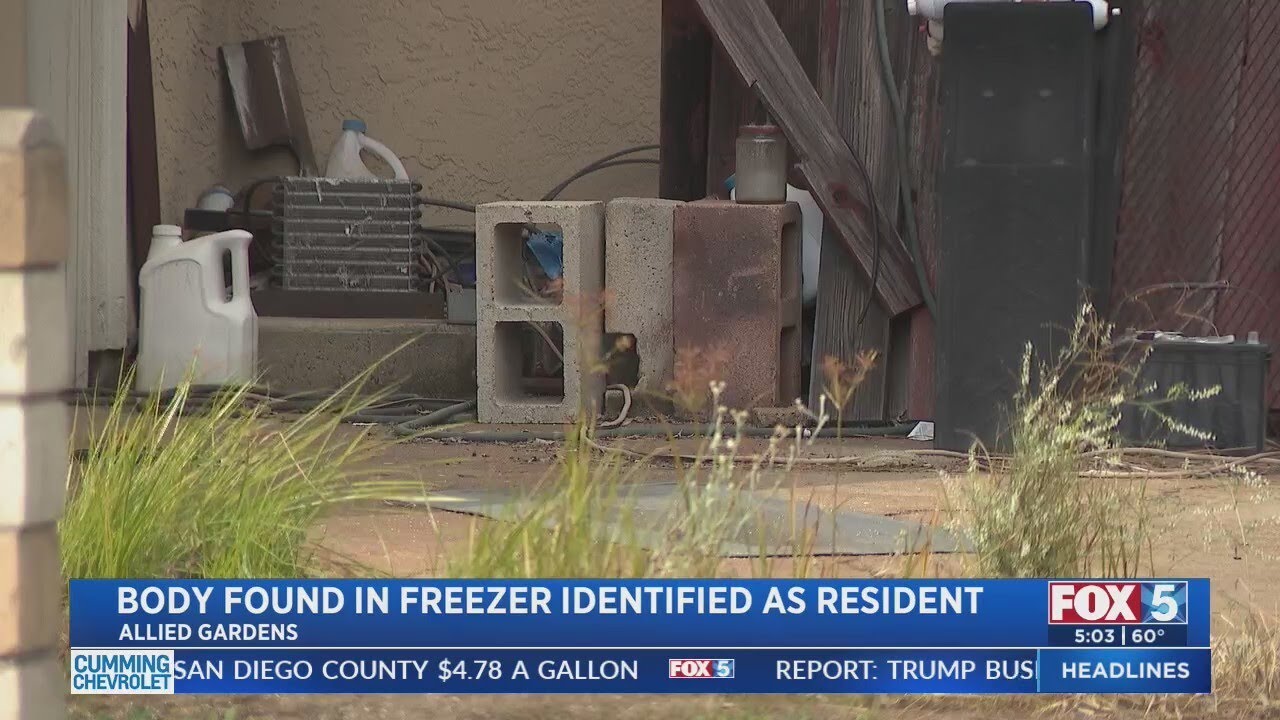 Body Found In Freezer Identified - YouTube