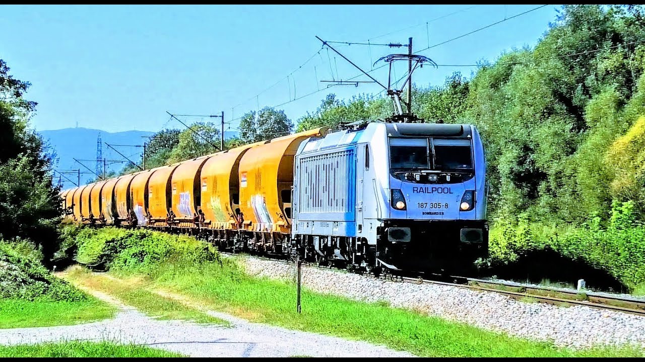 Rail traffic in Croatia, September, 2020. (Croatian Railways) HŽ ...