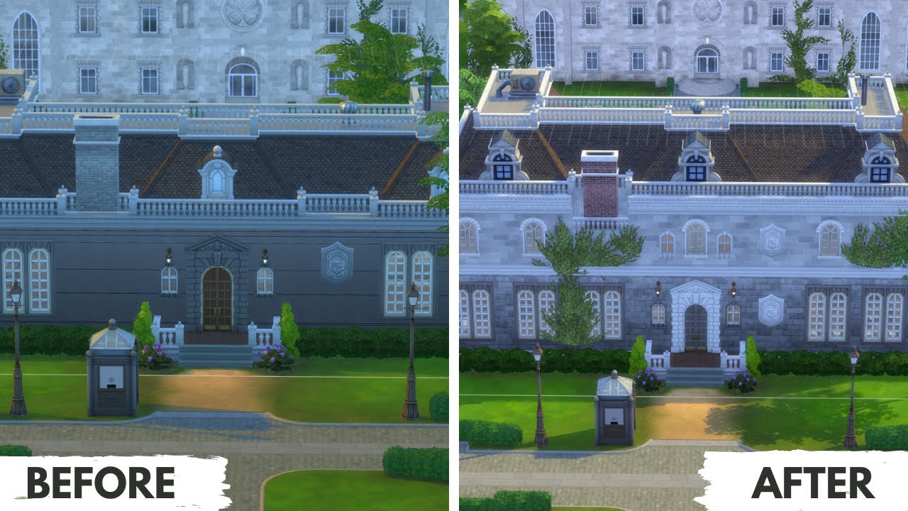Sims 4 - Darby's Den Renovation (Speed Build) - YouTube
