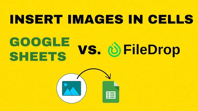 Insert Images Into Google Spreadsheet Cells Youtube
