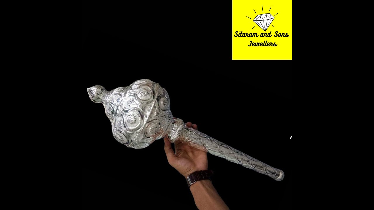 Silver ghota gadah mugdar design silver hanuman gada pure silver ...