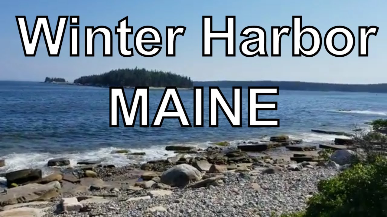 Winter Harbor Maine .... Water and Waves at Grindstone Neck July 2019 ...