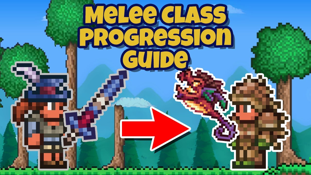 Terraria Melee Class Progression Guide - YouTube