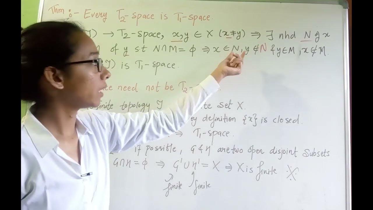 Hausdorff Space Part- 2 | T2 Space | Theorem | Example | Higher Maths | MSc/ BSc ...