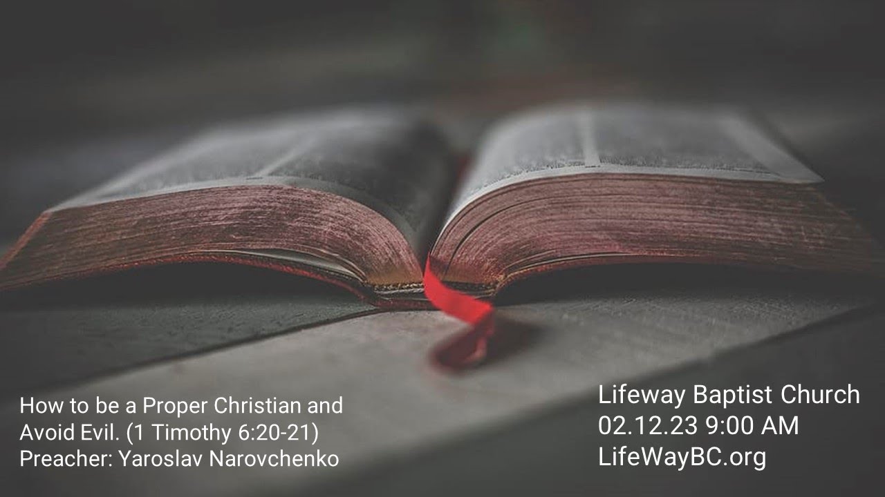 How to be a Proper Christian and Avoid Evil. (1 Timothy 6:20-21) - YouTube