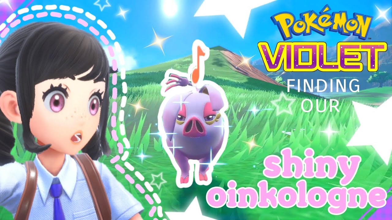 FINDING OUR SHINY PINK PIG SHINY OINKOLOGNE in Paldea! (Pokemon Violet ...