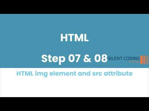 HTML Step 07 & 08 I img element and src attribute - YouTube