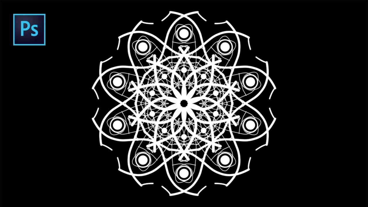 Créer des Mandalas avec la symétrie de la peinture ! [Tuto Photoshop ...