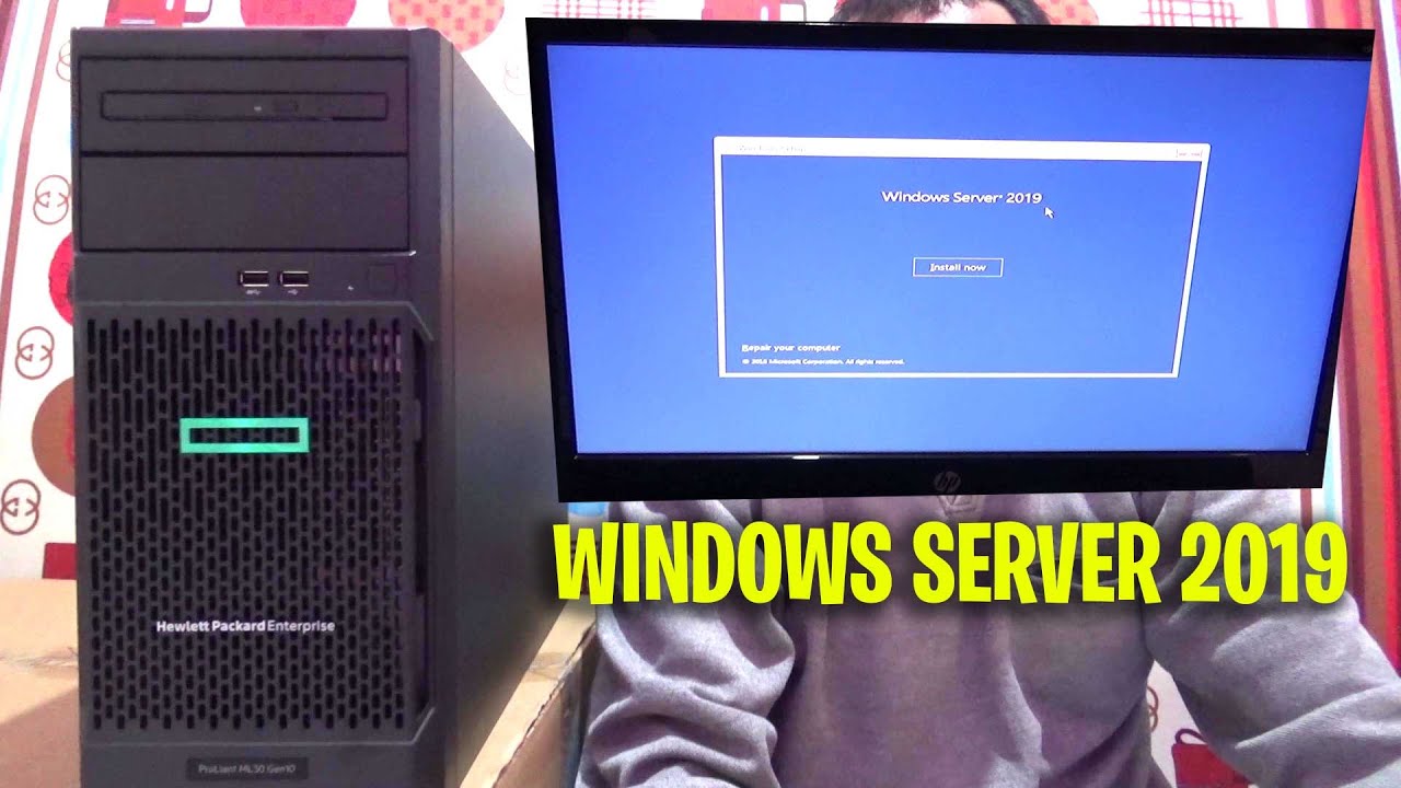 Cara Mudah Install Windows Server 2019 Untuk Kantor - YouTube