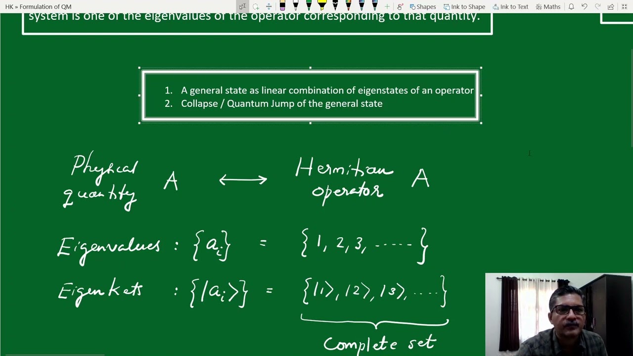 Mathematical Formalism of Quantum Mechanics -4 : Eigenvalues and ...