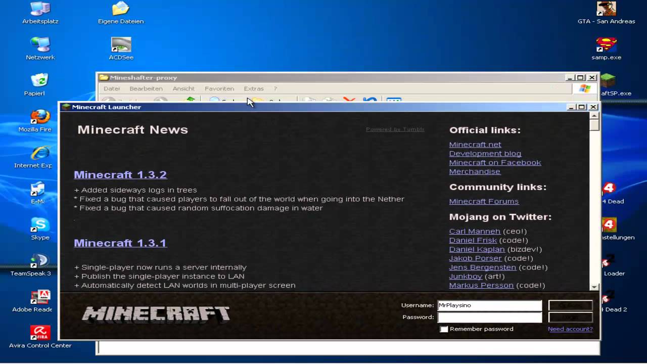 Tutuorial : Mineshafter-Proxy - YouTube