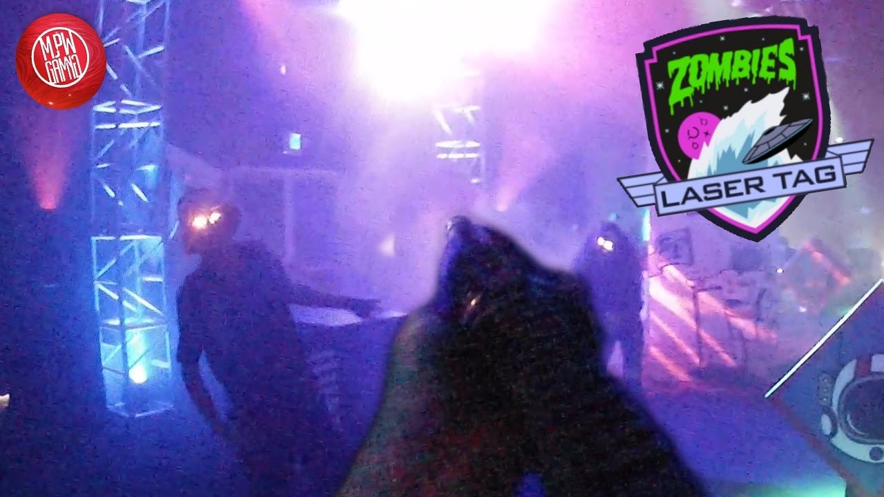 Zombies In Spaceland Laser Tag! (COD XP 2016) - YouTube