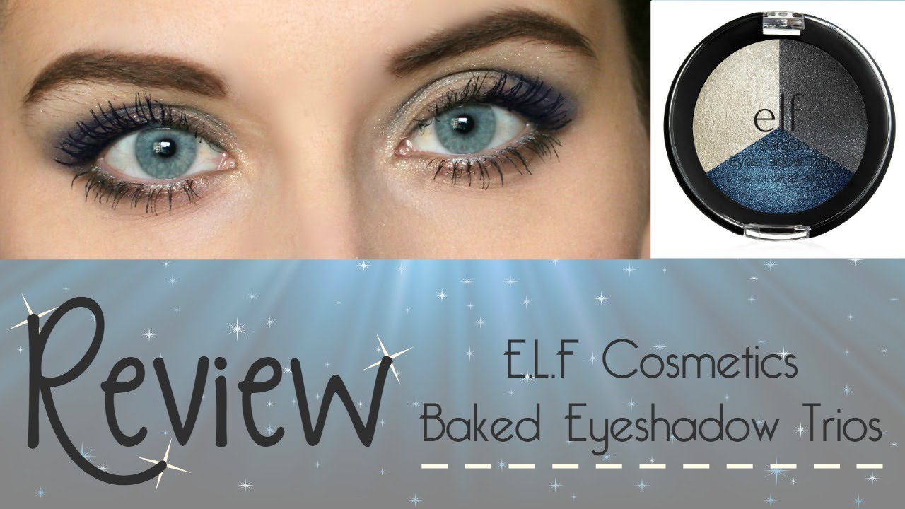 *REVIEW* | New E.L.F Baked Eyeshadow Trios - YouTube