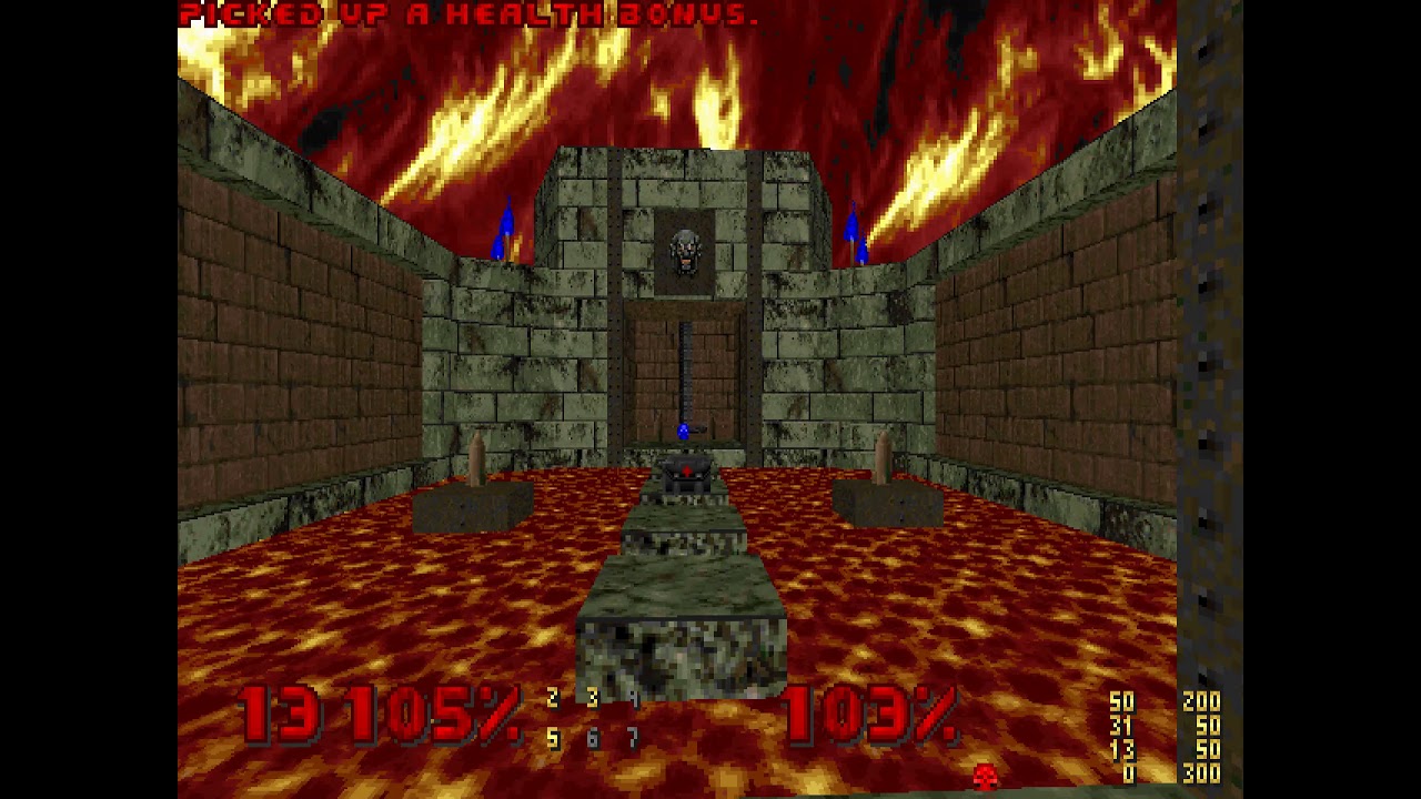 Doom 64 for Doom 2 (Crispy Doom) - MAP31 Hectic - All Secrets - YouTube