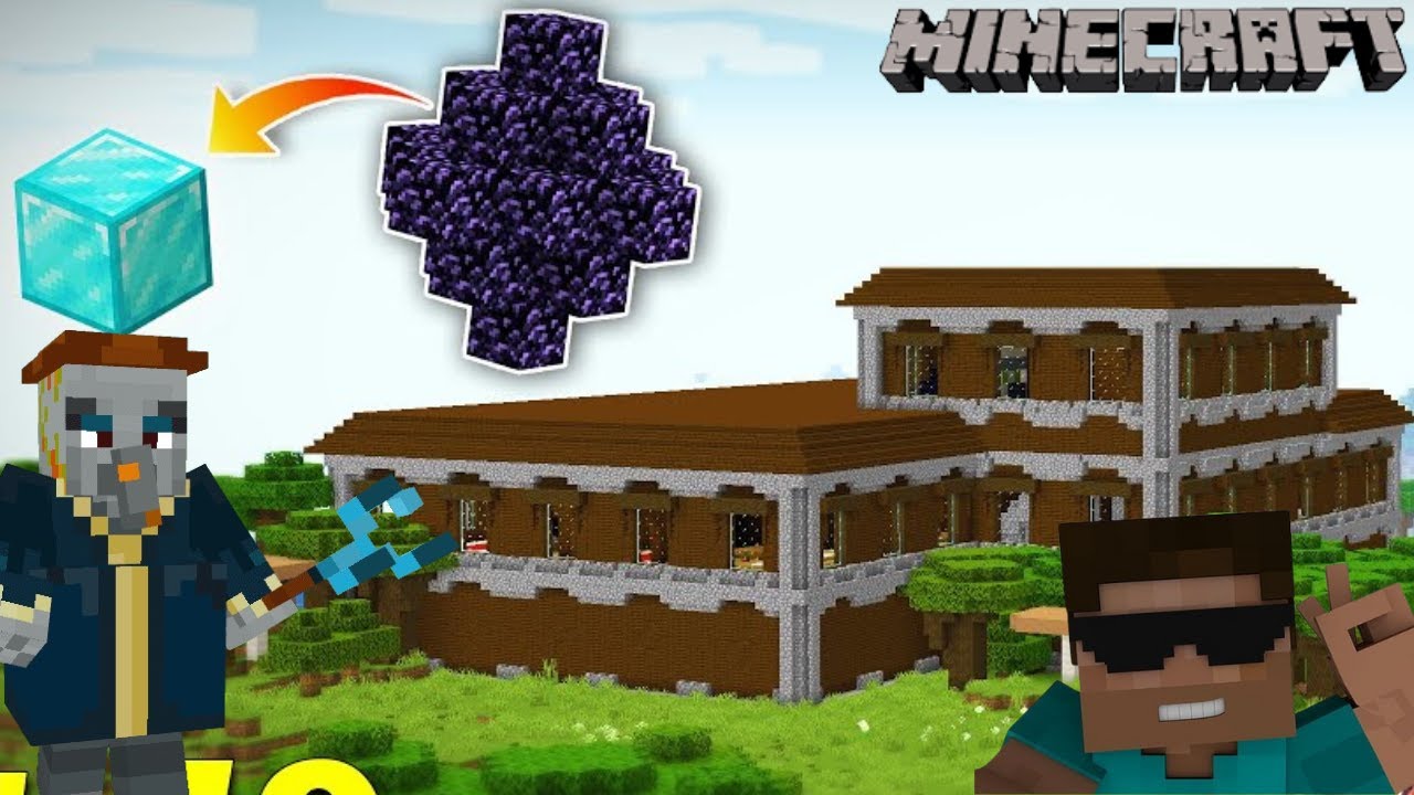 I FOUND DIAMOND BLOCK IN WOODLAND MANSION | MINECRAFT GAMEPLAY #23 ...