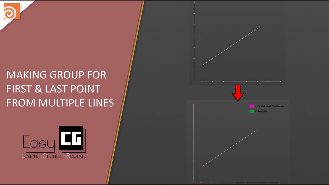How To Group First and Last Points for Multiple Curves in Houdini - YouTube