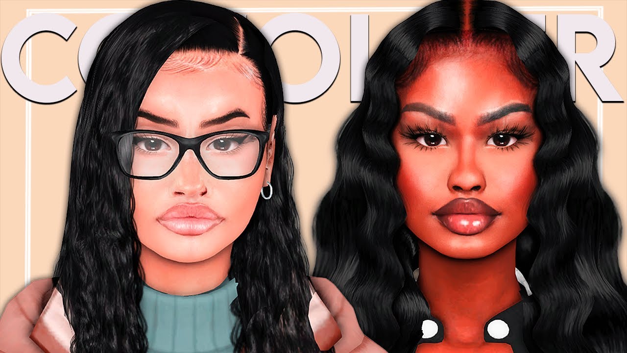 Sims 4 CAS - URBAN BLACK GIRL CC FOLDER 😨😳 | CC FOLDER & SIM DOWNLOAD ...