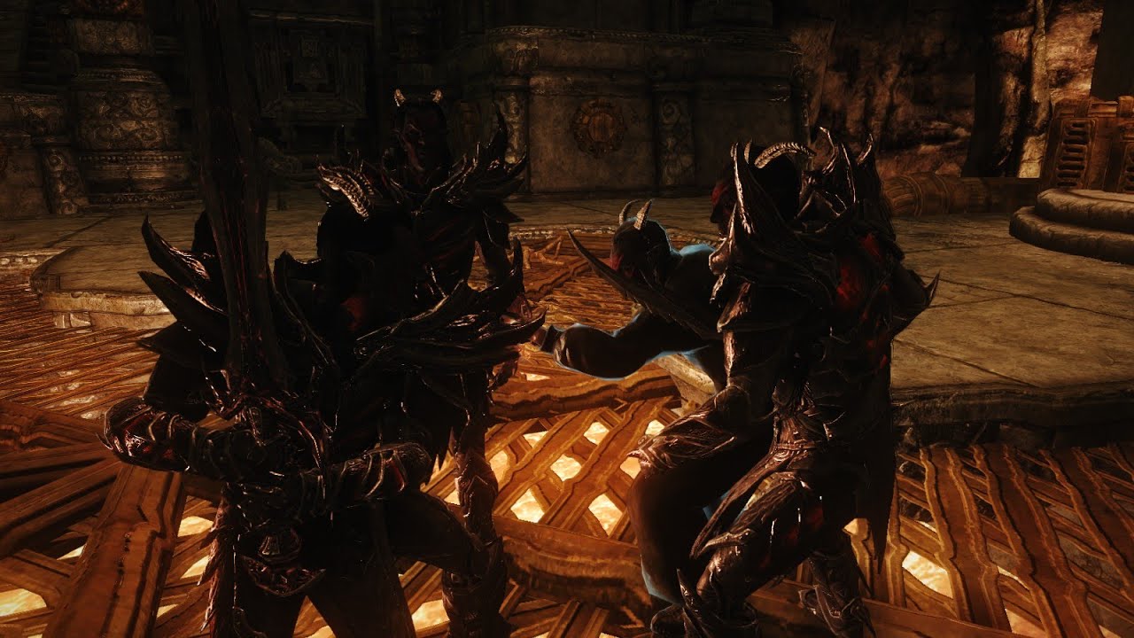 Dremora Lord vs Dremora Valkynaz vs Unbound Dremora Free For All ...