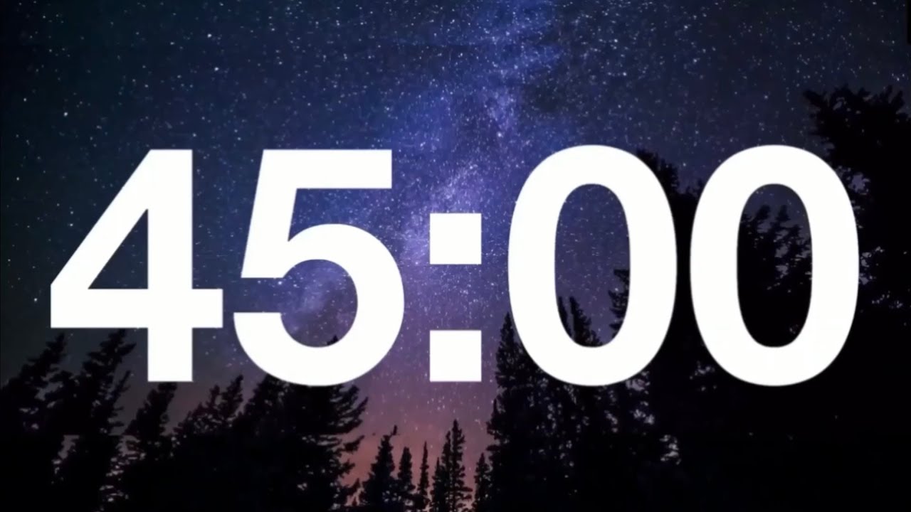 45 minute timer | 45 Minute Countdown - YouTube