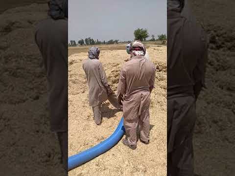 Bhossa pump + bhoosa cleaning - YouTube
