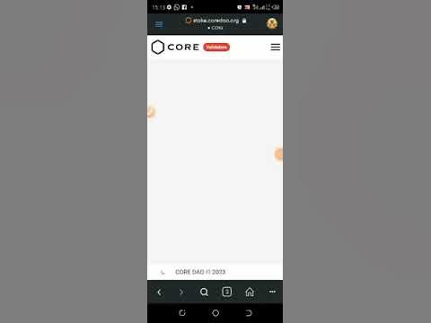 STEPS TO DELEGATE OR STAKE CORE - YouTube