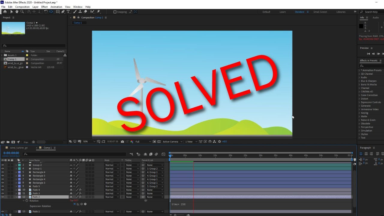 Adobe Illustrator (.ai) file to After effects without gradient loss ...
