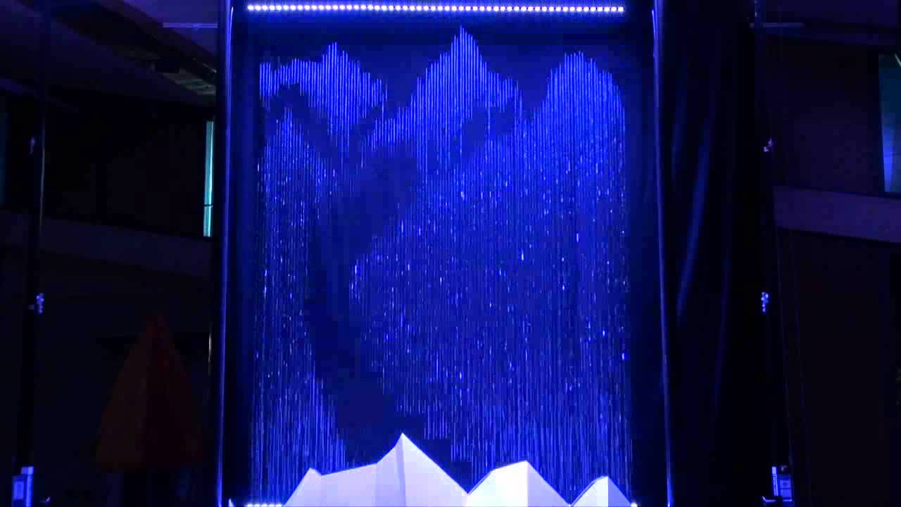 Water Printer - intricate waterfalls that look like images from a dot ...