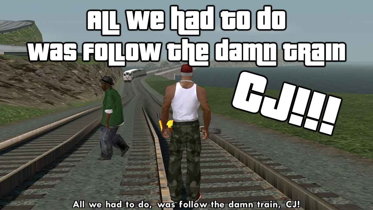 Grand Theft Auto: San Andreas - The damn train Mission on Samsung ...