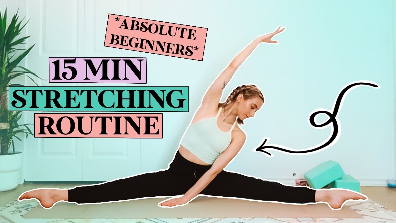 15 Min Stretching Routine For Absolute Beginners Youtube