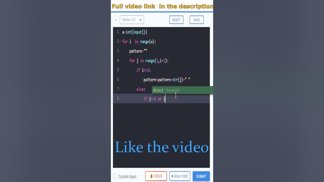 Coding Practice 14A numbers In Hollow Right Angled Triangle coding-practice-14a-numbers-in-hollow-right-angled-triangle