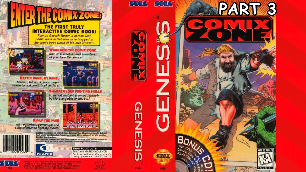Zeke Plays: Comix Zone [Sega Genesis] part 3 - YouTube