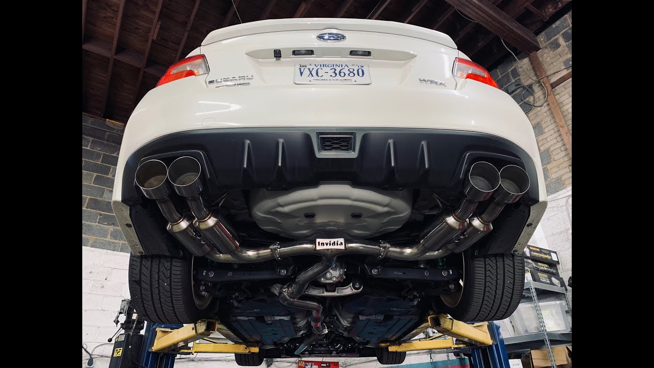 Invidia Gemini R400 2015+ WRX - YouTube