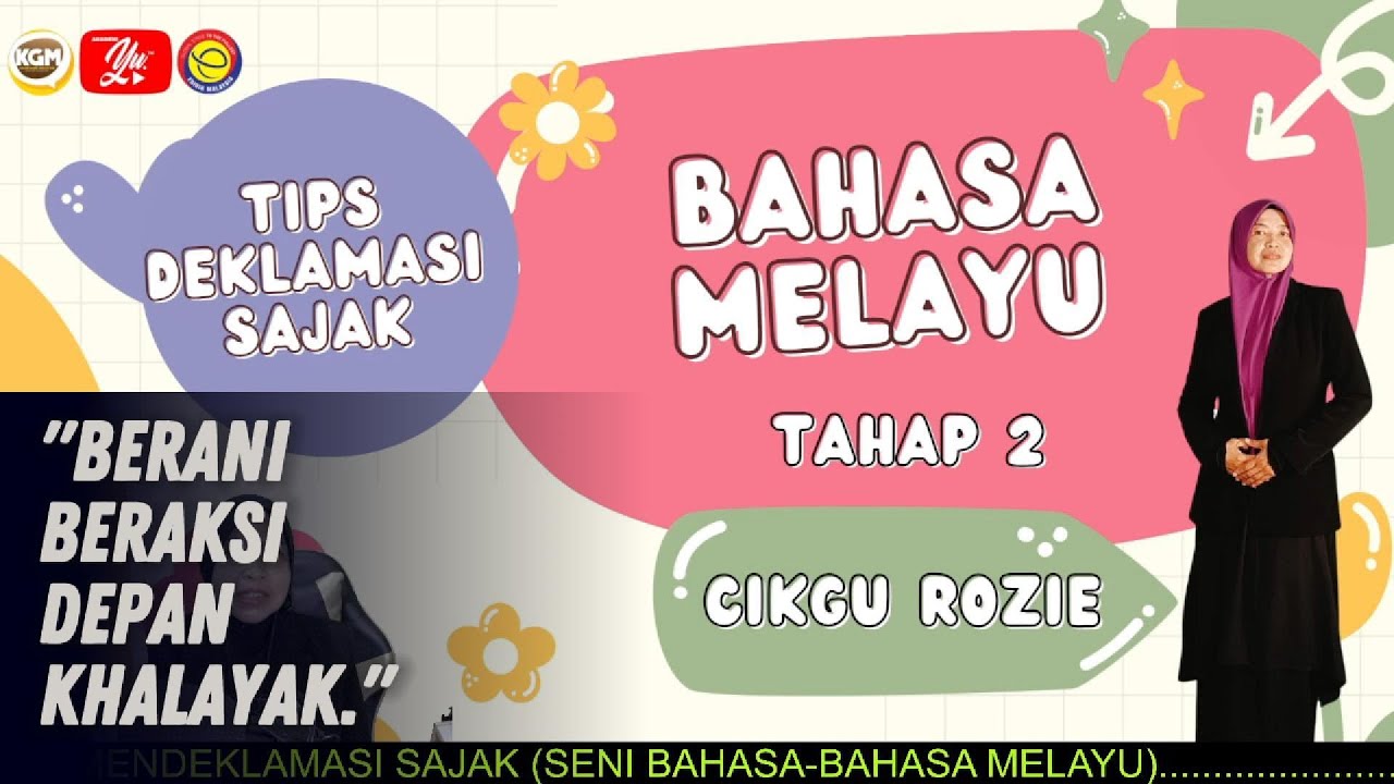 BAHASA MELAYU- SENI BAHASA (SAJAK) - YouTube