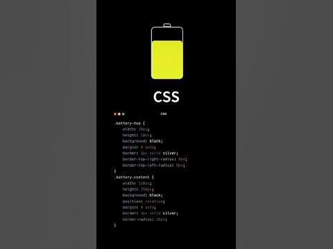 "Design a Showcasing realistic battery charging animation in HTML CSS" #csstutorial #csslearn # ...